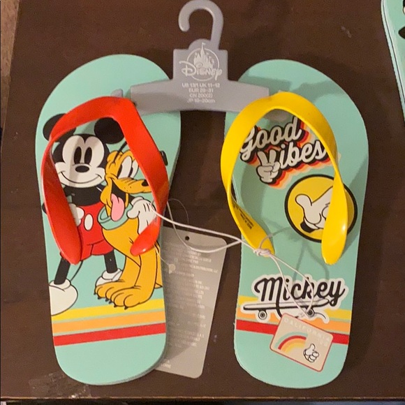 Disney | Shoes | Mickey Mouse Flip Flops | Poshmark